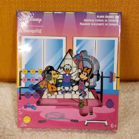 Loungefly | Accessories | Loungefly Disney Mickeys Mousercise Retro ...